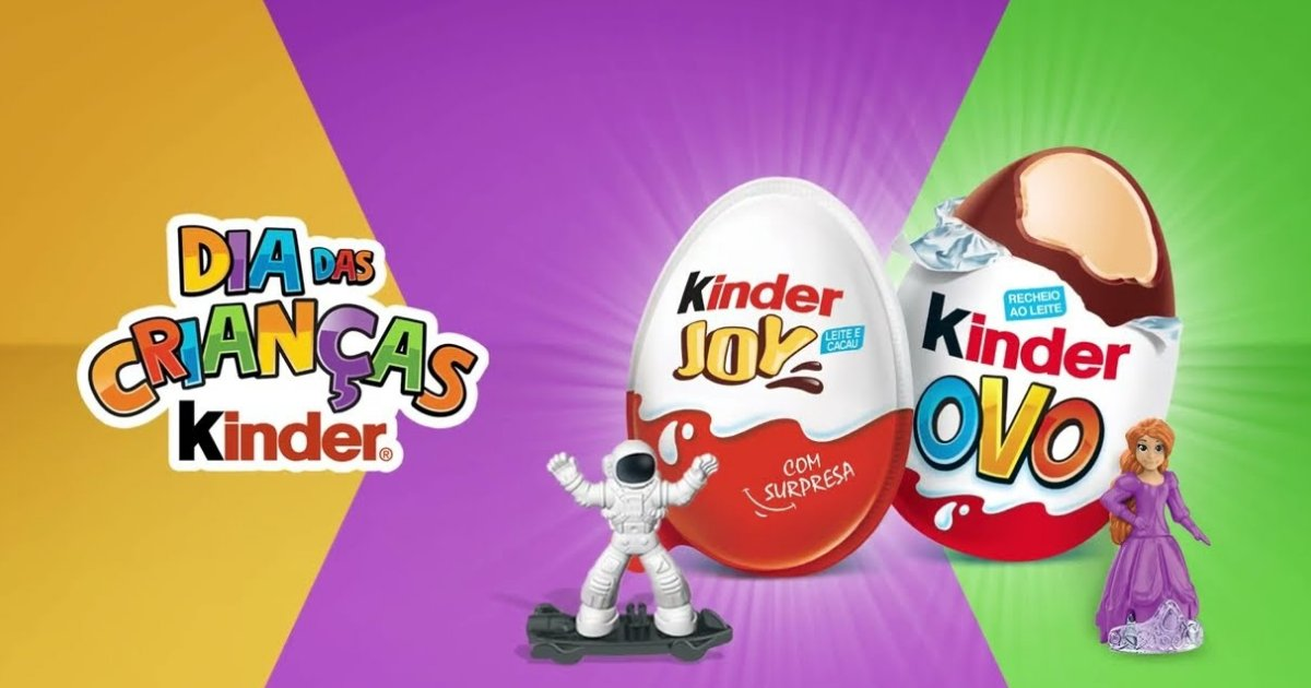 Receba 100% de Cashback em Chocolates Kinder no Dia das Crianças ...